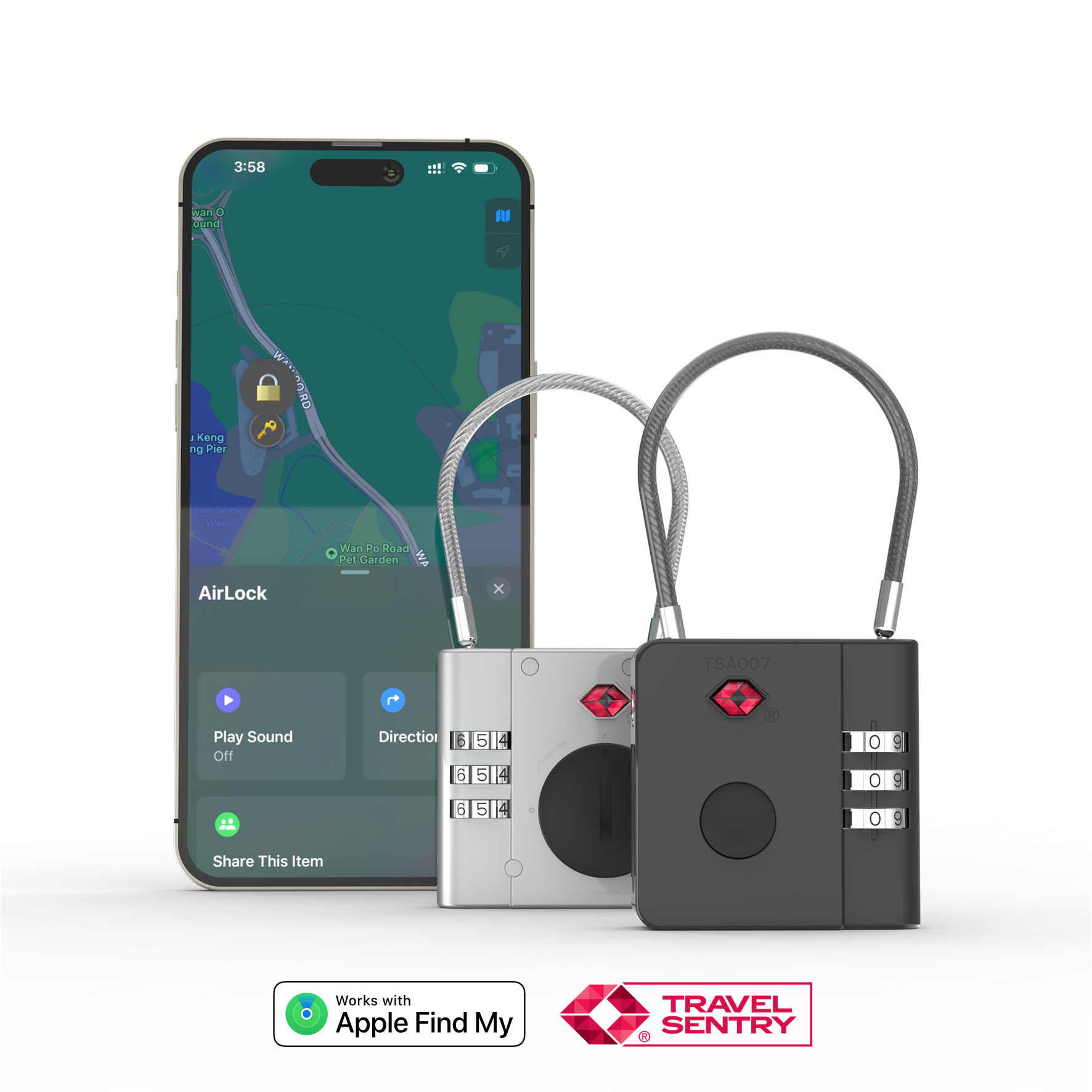 AirLock - Smart Anti-Loss TSA Travel Lock – Sertex